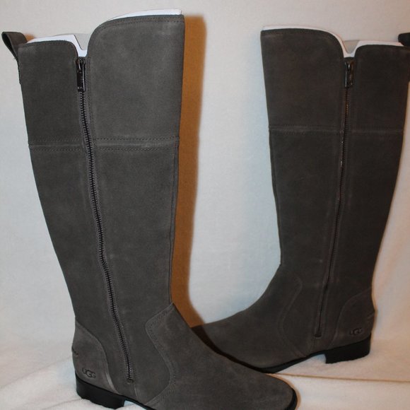 UGG | Shoes | New Ugg Sorensen Knee High Suede Boots Slate Gray | Poshmark